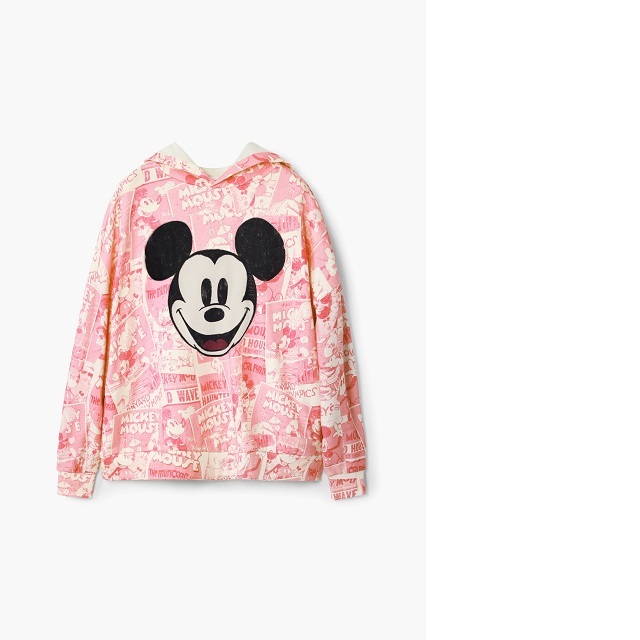 Desigual 米奇聯名海報風連帽大學T(女裝)